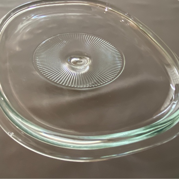 Pyrex | Kitchen | Vintage Pyrex F2c Oval Lid Clear Glass Starburst ...